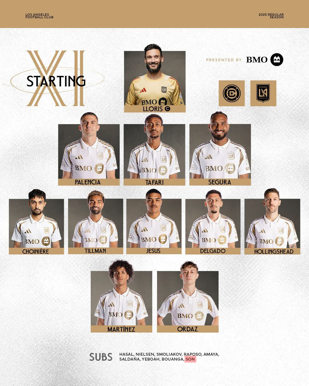 손흥민 벌써 LAFC 데뷔전 준비, MLS 시카고전 교체 명단 포함