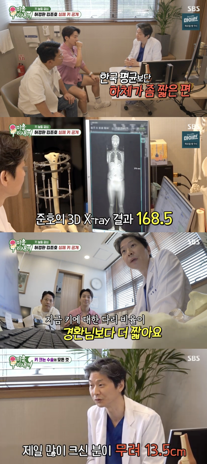 허경환, 실측 키 168.2cm.."결혼 못한 건 키 때문, 수술 의지有" [미우새][★밤TView]