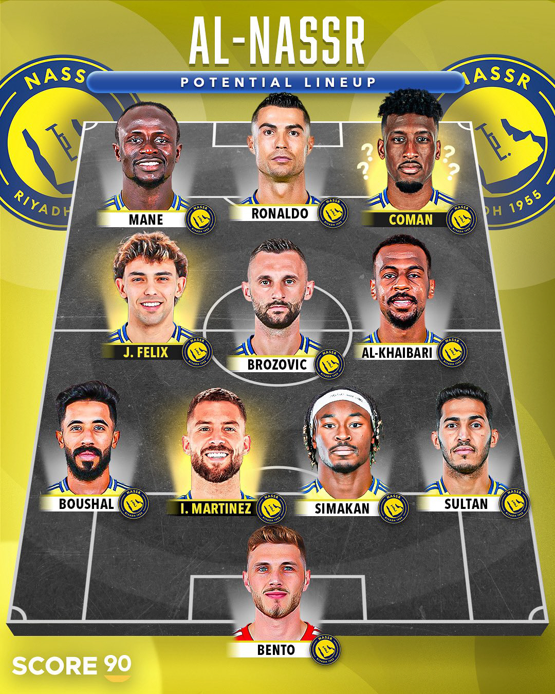 '이게 아시아야? 유럽이야?' 호날두-마네-코망-펠릭스 호화 공격진으로 'ACL2' 도전장