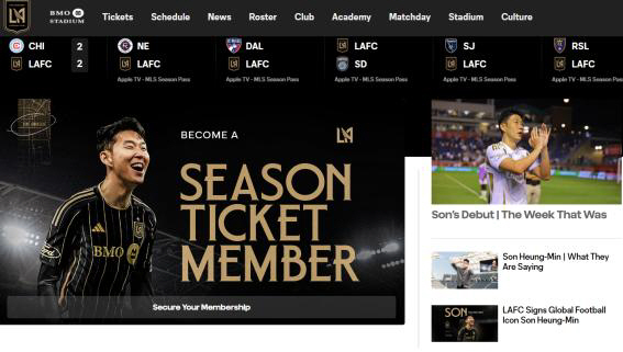 대체 뽕을 얼마나 뽑는 거야! '손흥민, 손흥민, 손흥민'으로 도배된 LAFC…토트넘과 이별부터 데뷔전까지 '대서특필'