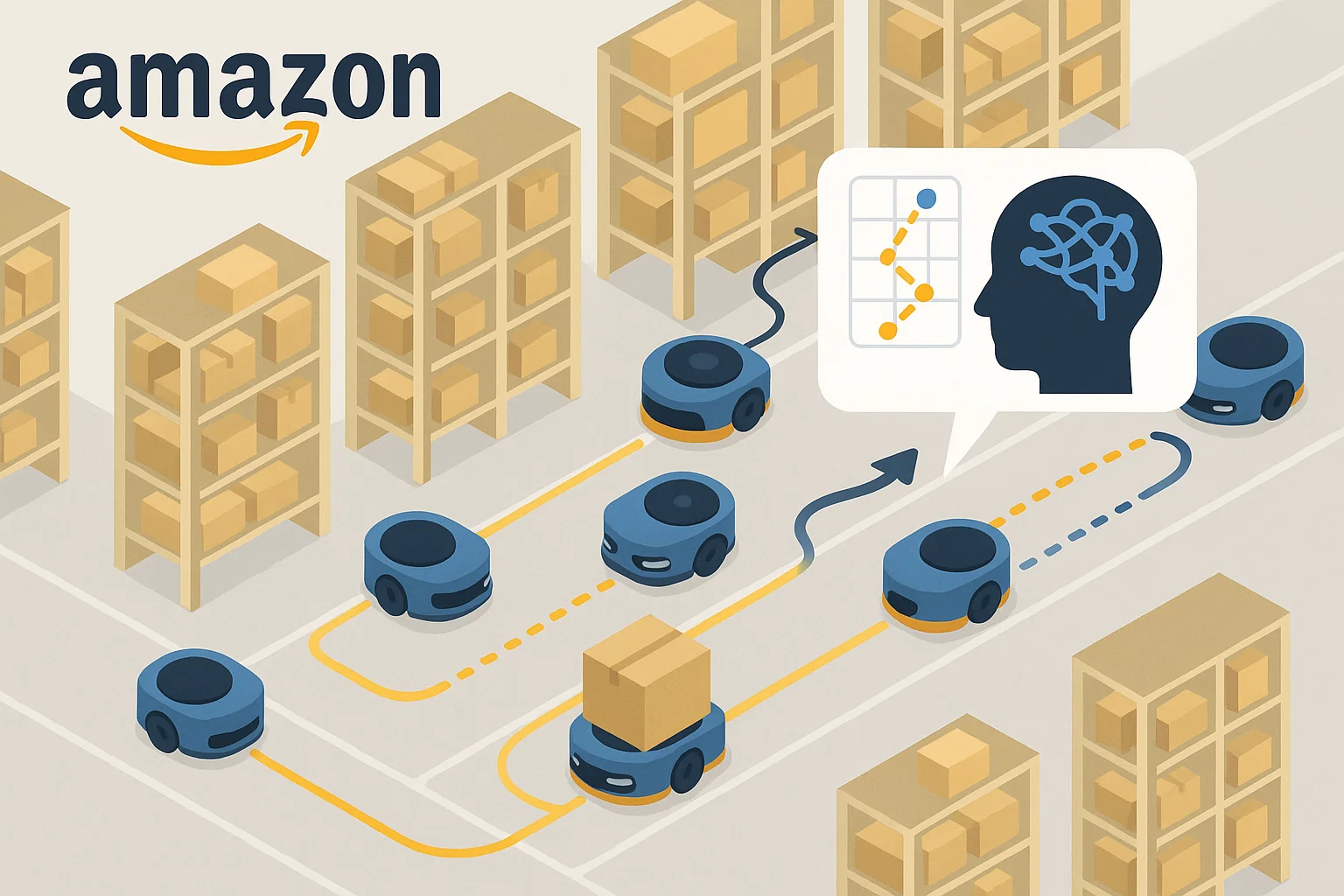 Amazon, 물류 로봇 교통 예측 가능한 AI 모델 ‘DeepFleet’ 공개 | 다나와