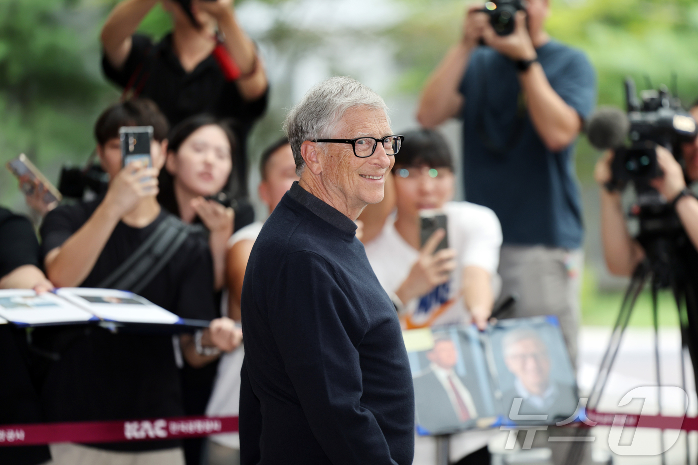 [뉴스1 PICK] 3년 만에 한국 찾은 빌 게이츠