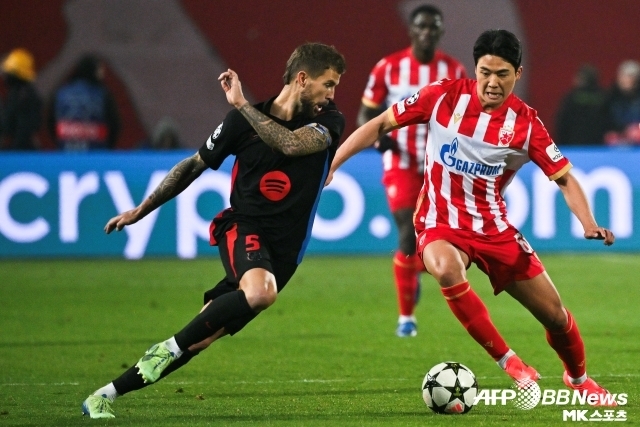 슈팅을 ‘26개’나 퍼부었지만... 설영우, 챔피언스리그 도전 무산되나···‘UCL PO 1차전 홈에서 1-2 패배’