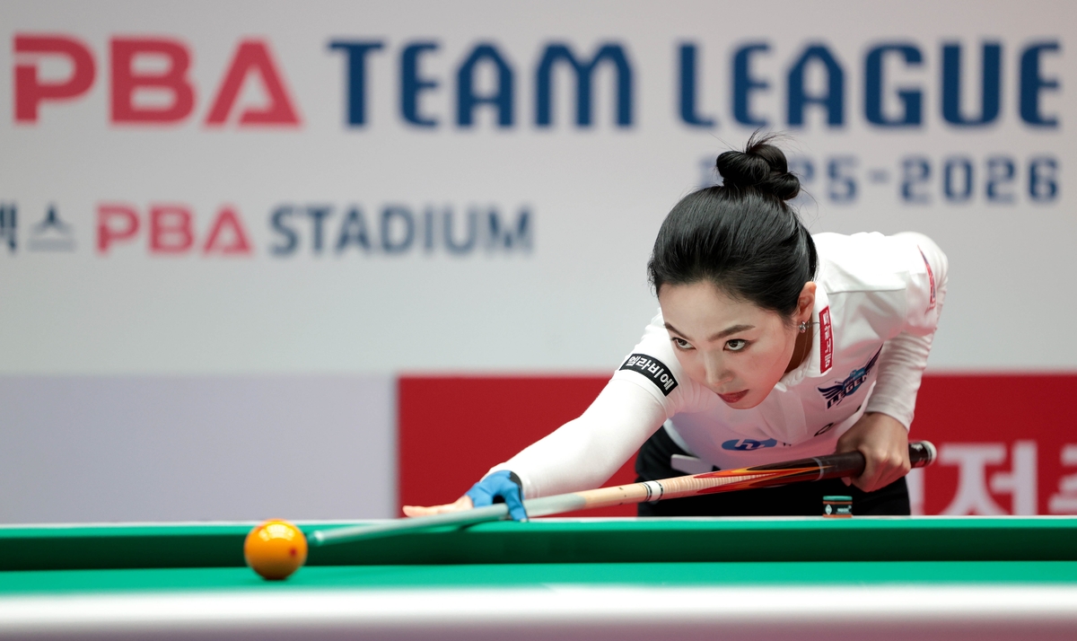 '꼴찌 반란' 휴온스, 우리금융 제압하고 PBA 팀리그 2R 선두