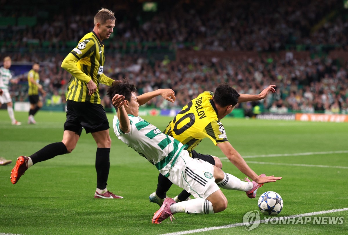 '양현준 교체 출전' 셀틱, UCL PO 1차전서 0-0 '헛심 공방'