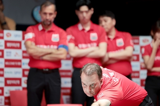 “사이그너 끌고 산체스 밀고” 웰컴저축銀, NH농협카드 제치고 3연승 단독1위[PBA팀리그2R]