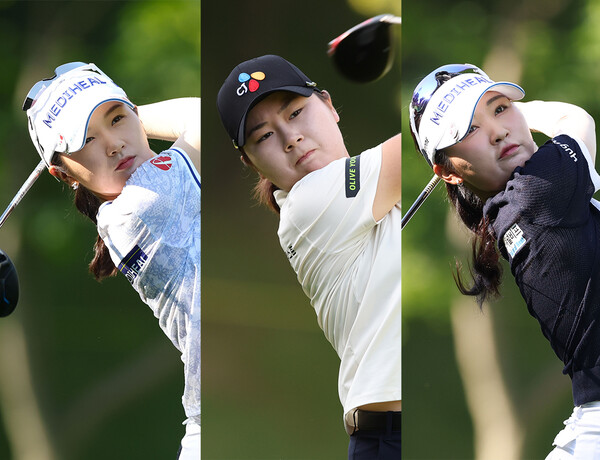 정면 승부한 박현경·홍정민·이예원, BC카드 대회 둘째날 성적은? [KLPGA]