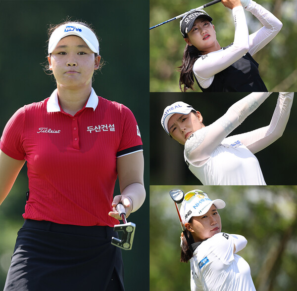 김민솔, BC카드 대회 2R 단독1위 지켜…노승희·이다연·정윤지 거센 추격 [KLPGA]