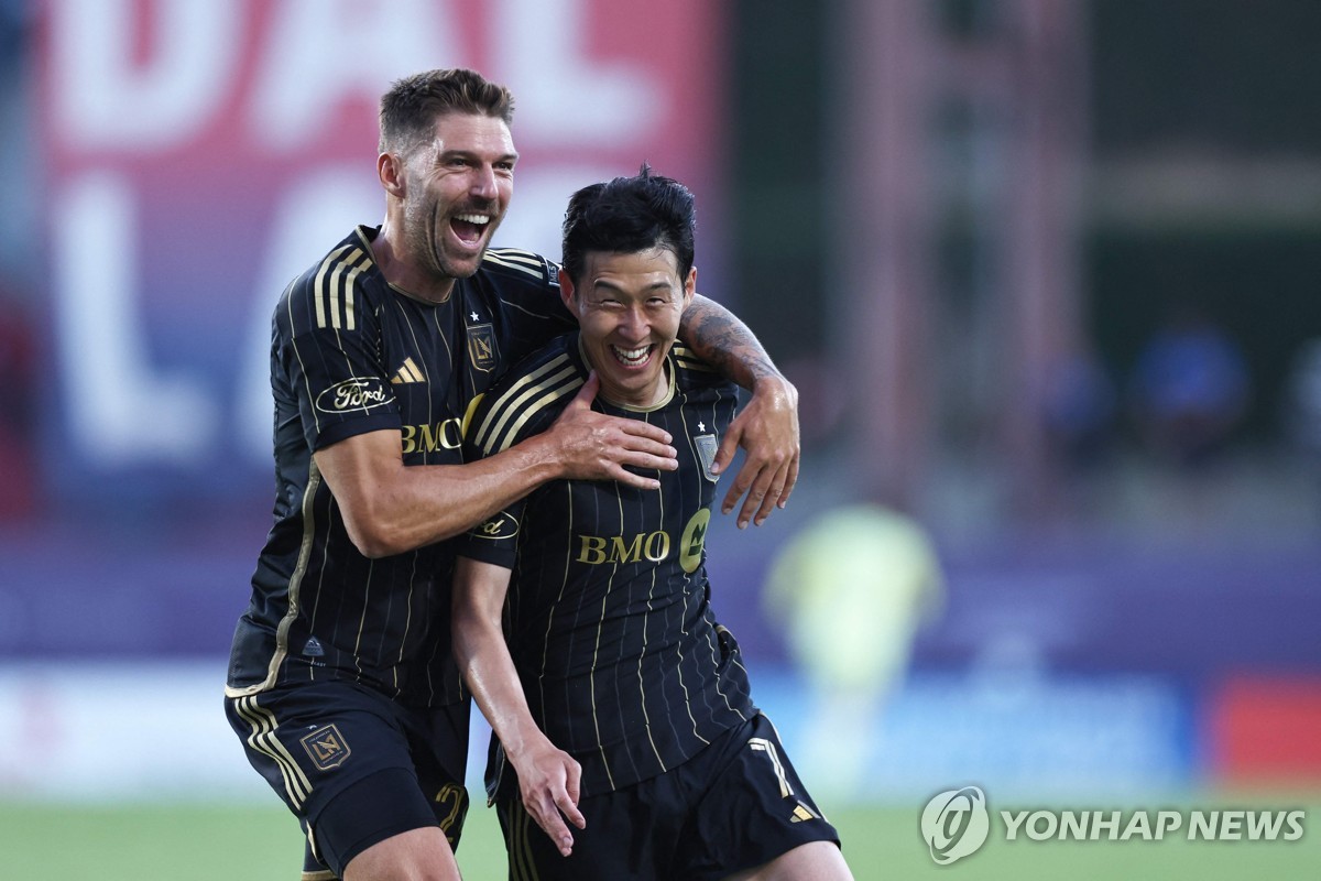 '3경기 만에 터졌다!' 손흥민, MLS 데뷔골 폭발…LAFC 1-1 비겨(종합2보)