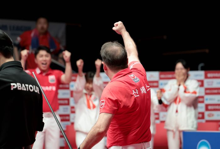 웰컴저축은행, PBA 팀리그 2R 극적 우승…MVP 산체스