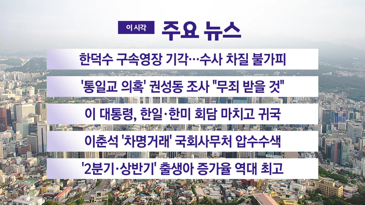 [YTN 실시간뉴스] 한덕수 구속영장 기각…수사 차질 불가피