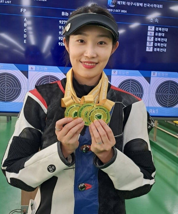 화성시청 임하나, 아시아사격 女50m복사 개인·단체 석권