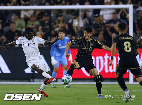 '환상 감아차기→아! 골대 강타' SON, '홈 데뷔전' 풀타임 소화+연속골 불발... LAFC, 샌디에이고전 1-2 역전패[경기종료]