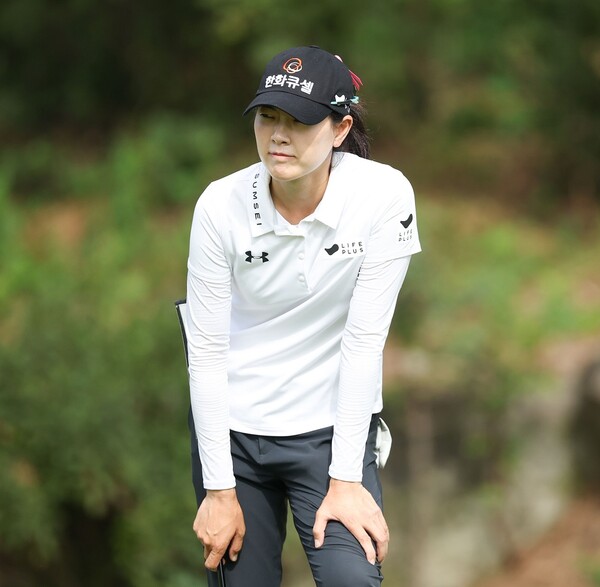 '전략의 힘' 이정민, 메이저 첫날 공동 2위 선전 [KLPGA KB금융]