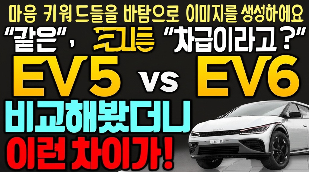 “같은 차급이라고?” EV5 vs EV6 비교해봤더니 이런 차이가! | 카미유