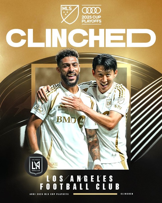 [오피셜] 손흥민 대박! LAFC, MLS 플레이오프 확정...리그 사무국은 "SON이 즉각적인 임팩트 만들었어"