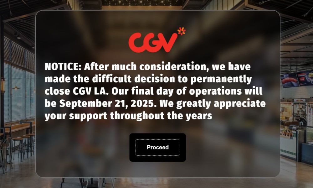 CGV, 미국에서 철수한다…진출 15년 만의 폐업 결정