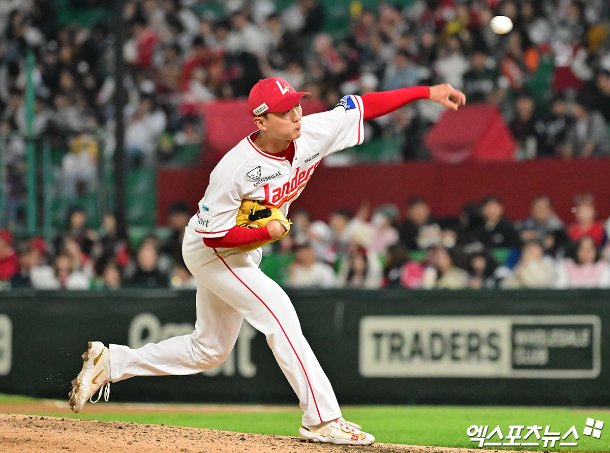 1군 복귀전서 KIA 상대 12K...SSG 김건우 "너무 앞만 보고 달렸어, 2군서 많이 돌아봤다" [인천 인터뷰]