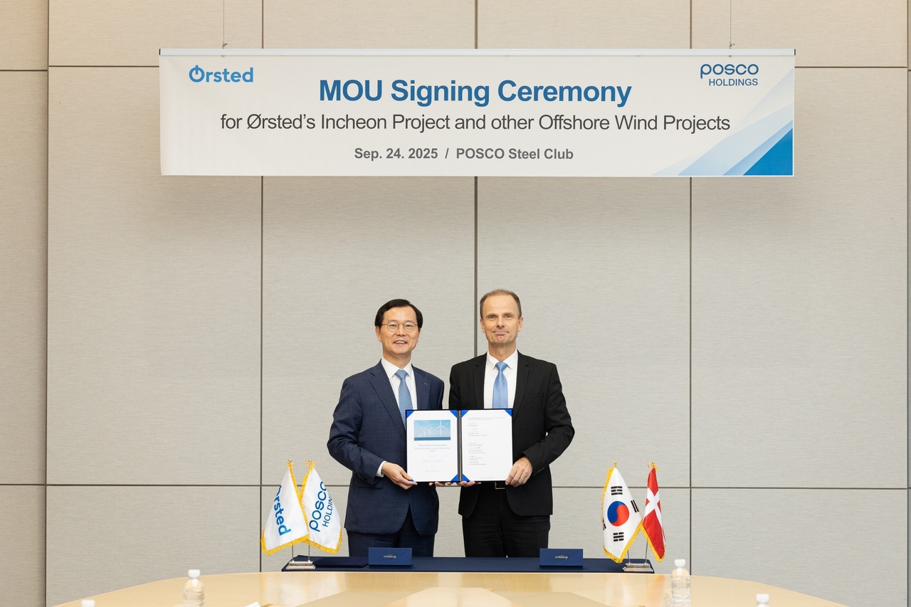 Posco, Orsted partner to drive Korea’s biggest offshore wind farm in ...