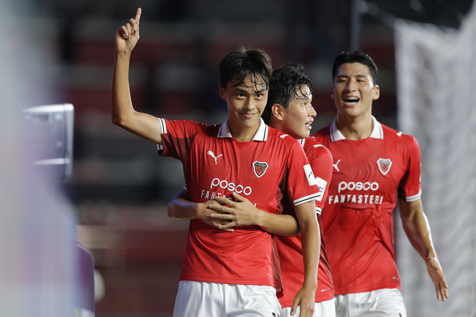포항스틸러스, 카야FC 2-0 제압…ACL2 조별리그 2연승