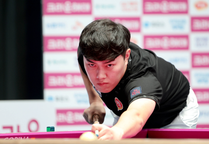 ‘韓 3쿠션 차세대 간판’ 김준태, PBA 64강서 ‘미스터 매직’ 사이그너 제압