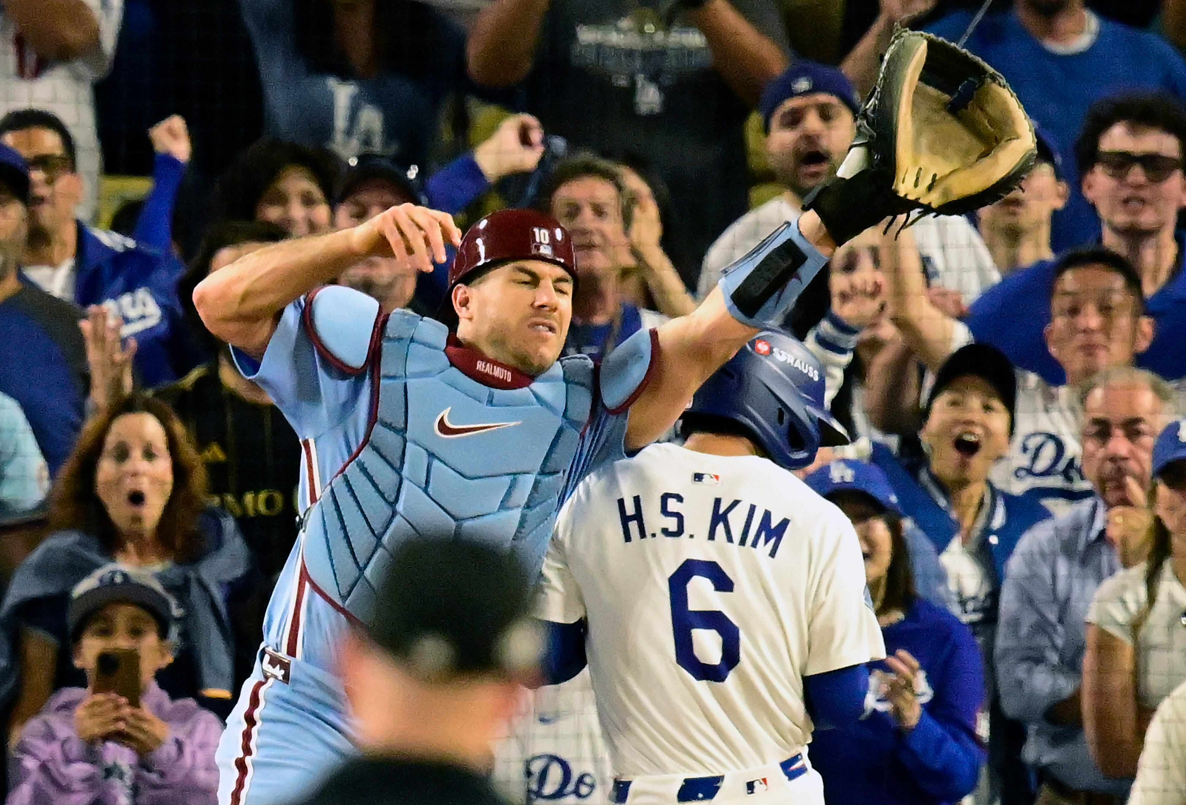 김혜성, 연장 11회 ‘끝내기 득점’… LA 다저스 NLCS 진출