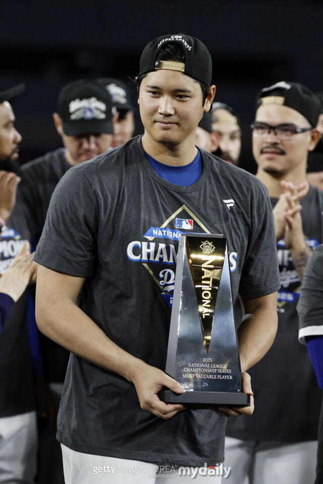 오타니 NLCS MVP 선정 '기염'…'6이닝 10K 무실점' 1승+3홈런 OPS 1.643, 단 한 경기로 얻은 영예