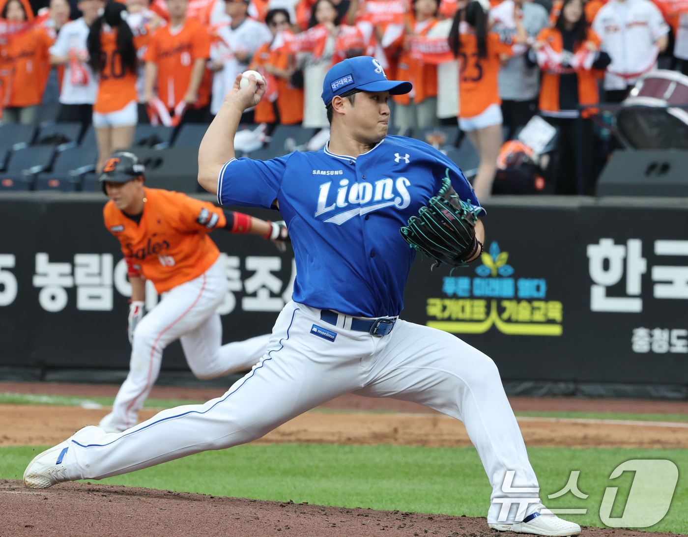 PS 징크스는 옛말…삼성 최원태, 올해는 '가을 사나이' [PO2]