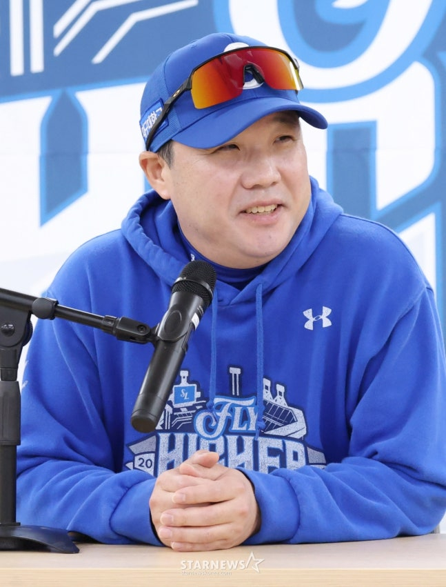 'PS 타율 0.143' 캡틴, 박진만 감독은 '왜' 삼성 키플레이어로 뽑았나 "구자욱은 없어선 안 될 존재" [PO3 현장]