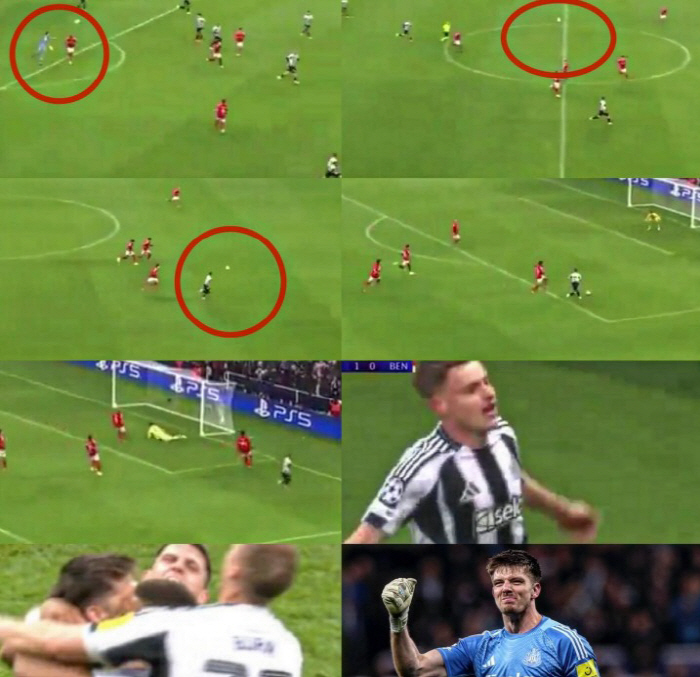 "이것 실화냐, '굴욕' 무리뉴 어떡하라고" 뉴캐슬 GK 포프 '60m 던지기 도움' 대폭발…UCL 첫 공격포인트, 믿기지 않는 '원맨쇼'