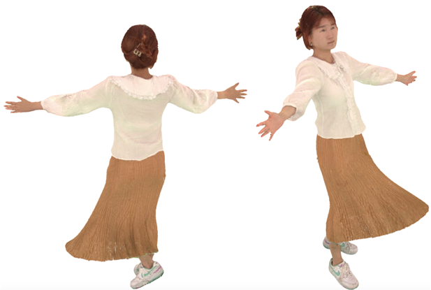 KAIST, 물리법칙 이해하는 '3D 생성형 AI' 개발...옷 주름도 세밀 재현