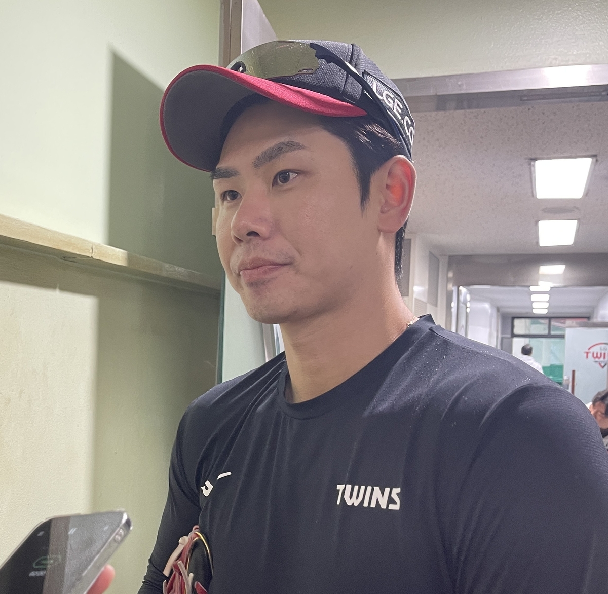 시속 160㎞ 피칭 머신으로 대비한 KS…LG 홍창기 "큰 도움 돼"