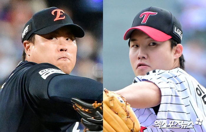 '한화 반격? LG 2연승?' 류현진, 19년 만에 KS 선발 등판…LG 치리노스→임찬규 긴급교체 [KS]