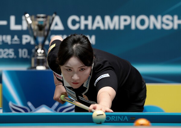 '통산 4번째 LPBA 정상' 김민아 "김가영·스롱과 '3강 구도' 욕심 생겨"