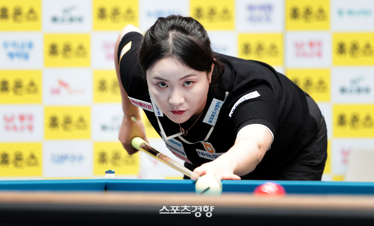 NH농협카드 김민아, LPBA 통산 4번째 정상···휴온스 챔피언십 결승서 김상아 꺾고 1년 8개월 만에 우승