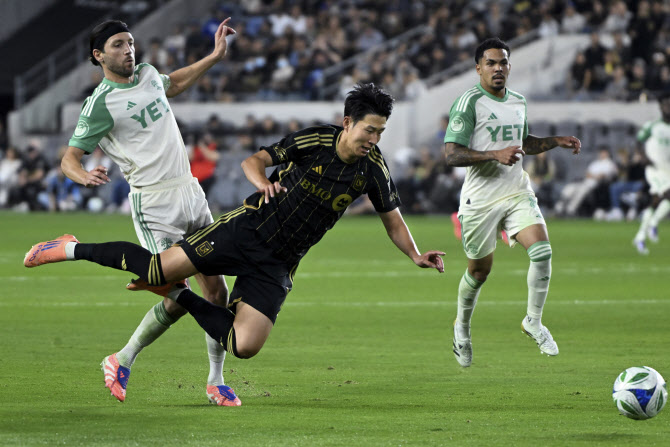 '손흥민 결승골 기여' LAFC, MLS PO 1차전서 오스틴 제압