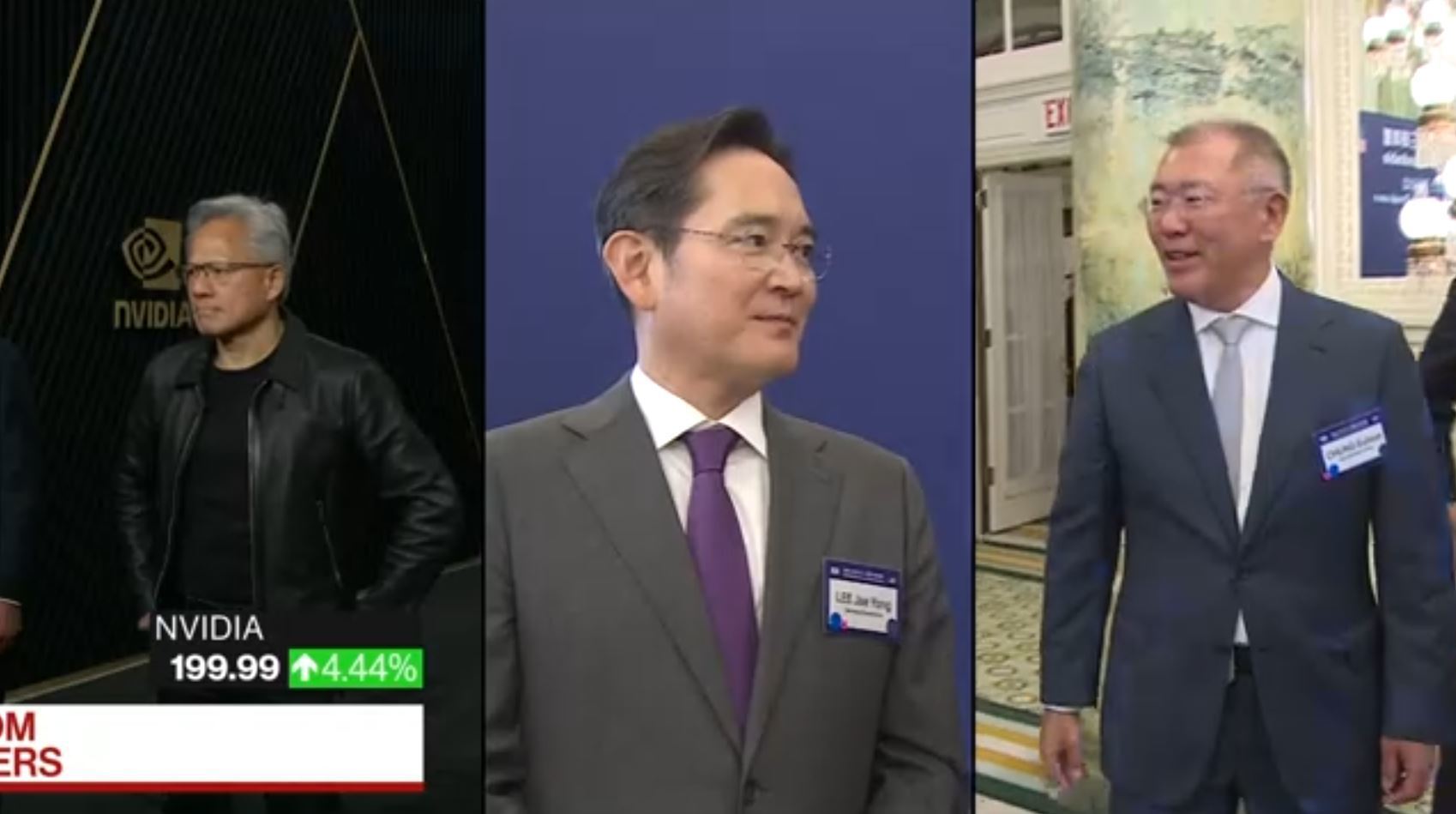 젠슨 황, 이재용-정의선과 깐부치킨서 치맥…'우린 AI 깐부'