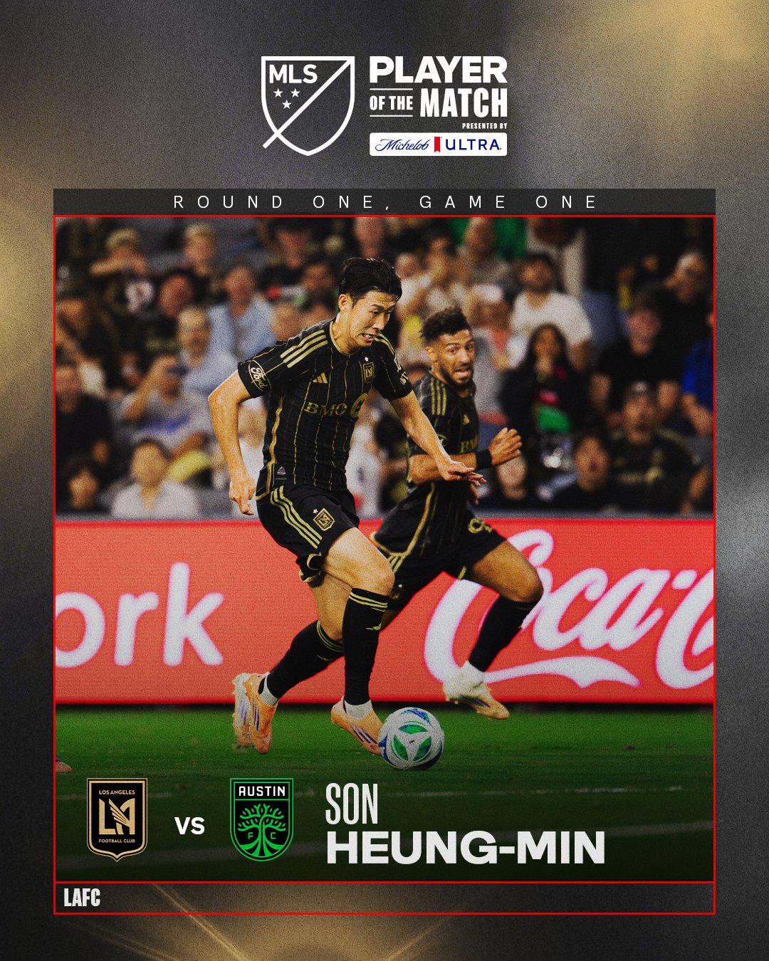 "손흥민 봤어? 공격포인트 없이 경기 장악하잖아"…SON, MLS 플레이오프 1차전 최다 기회 창출→공식 MOM 선정