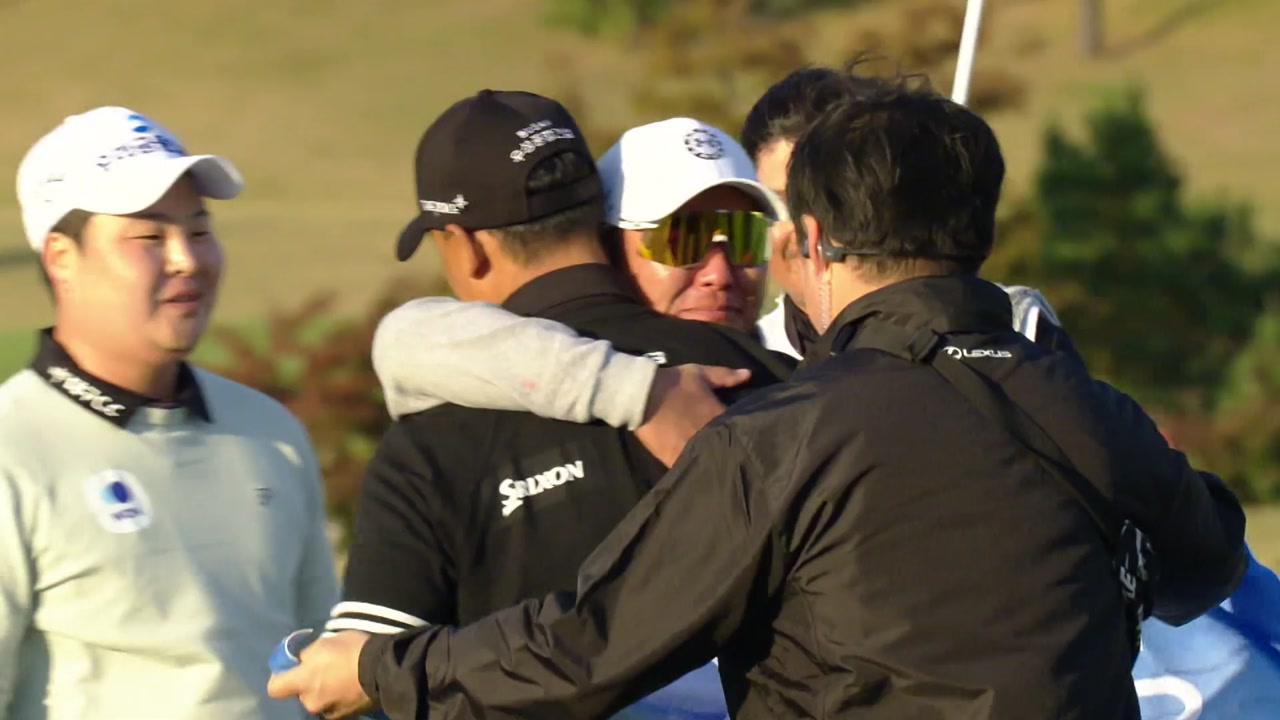 김재호, KPGA 렉서스 마스터즈 연장 우승...옥태훈, 대상 확정