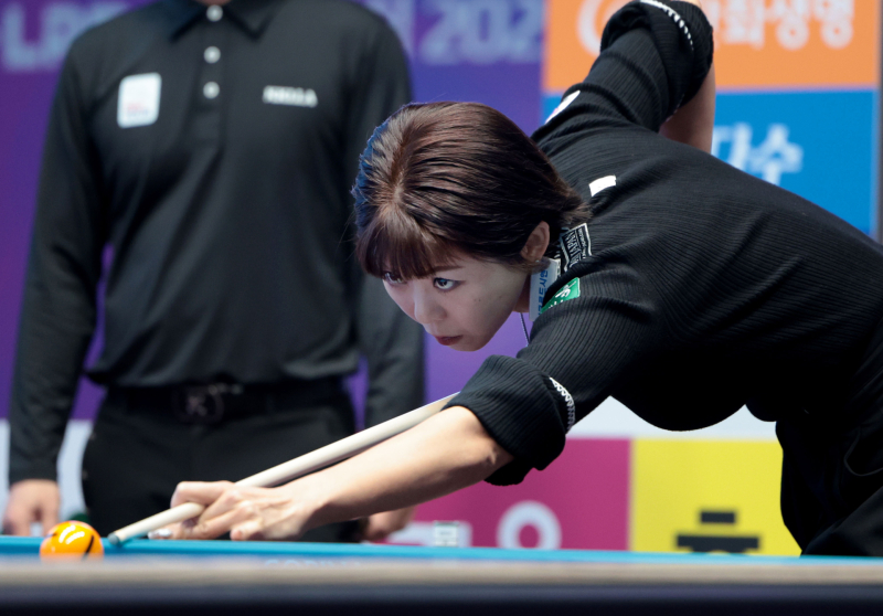 ‘LPBA 차세대 스타’ 정수빈, 64강서 박정현에 역전승