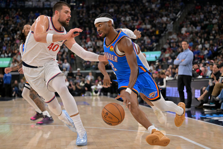 NBA OKC, 클리퍼스 꺾고 개막 8연승…SGA 30점 12리바운드