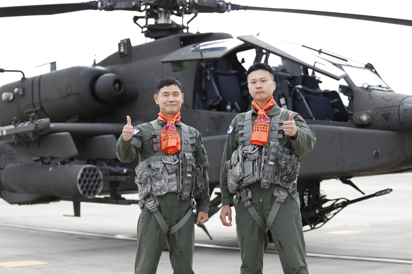 올해의 '탑 헬리건', 901항공대대 이대식·조명환 준위