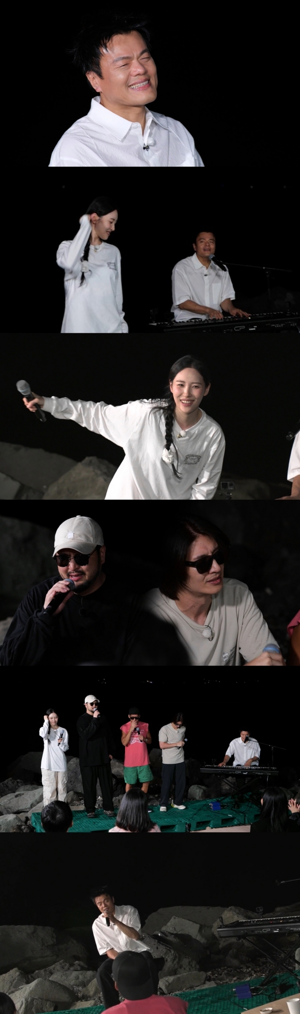 '푹다행' 박진영·god·선미, JYP 선후배 뭉쳤다…역대급 무인도 콘서트 [TV스포]