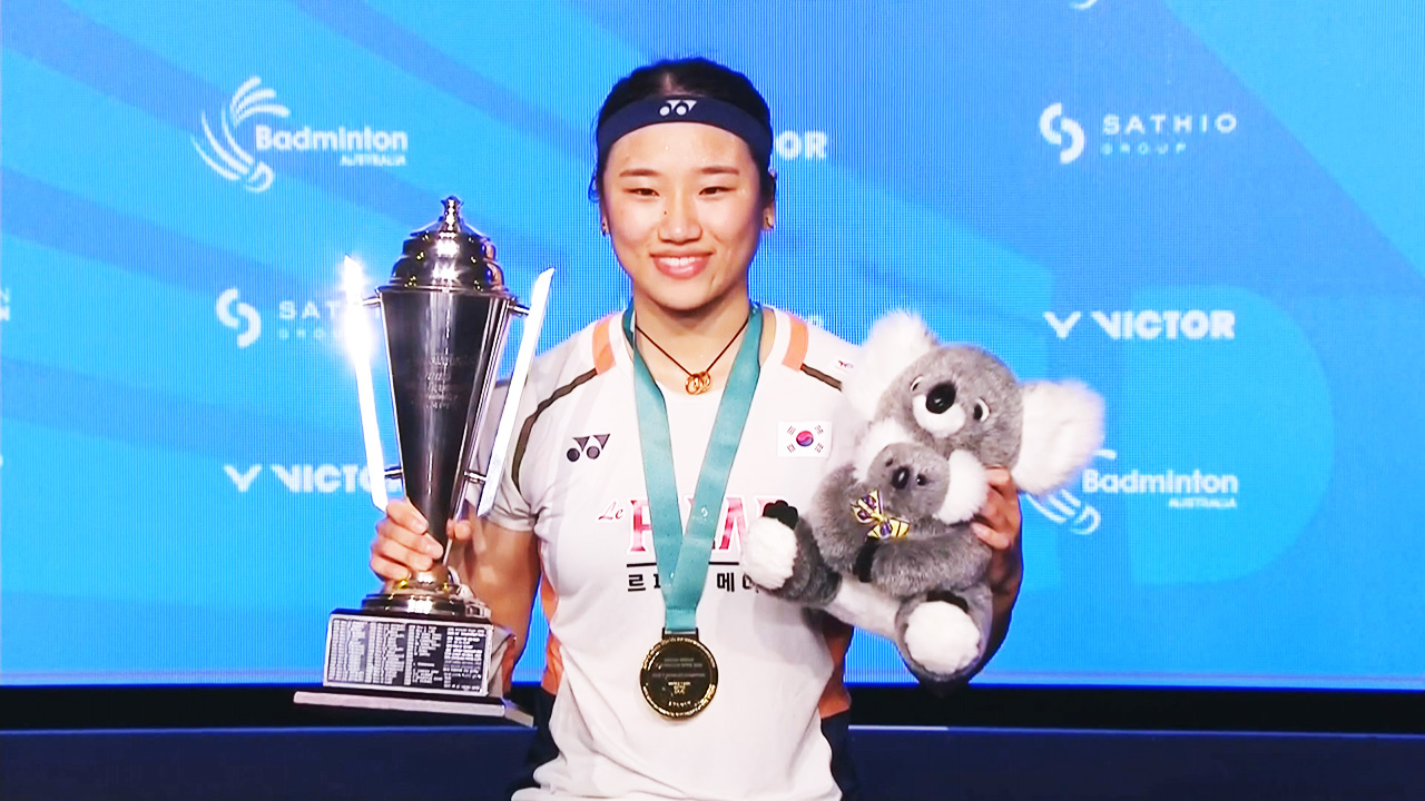 '열 손가락 펼친' 안세영, 호주오픈 우승…시즌 최다 10승 달성