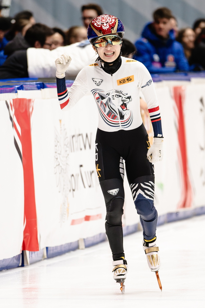 한국 쇼트트랙, 월드투어 3차 대회 마지막날 금 3개 싹쓸이