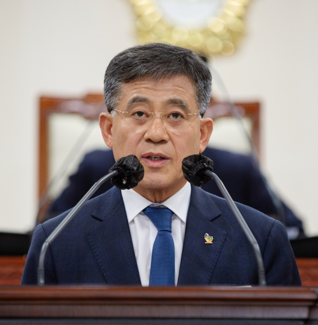 정성주 김제시장, 시의회 시정질문 답변 "지평선 너머 새만금까지 비상할 것"
