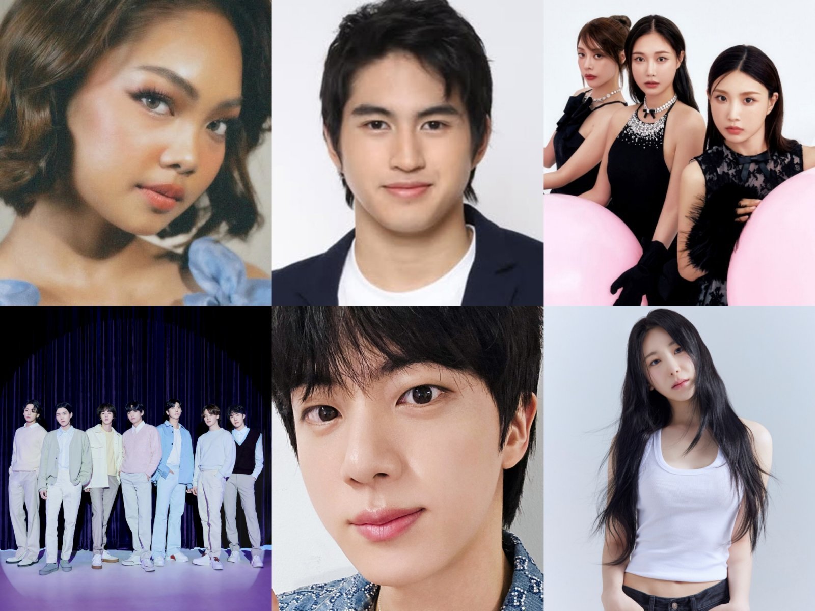 방탄소년단 진-방탄소년단-이채연-브브걸-CarTon 아이돌픽 위클리 1위 [DA:차트]