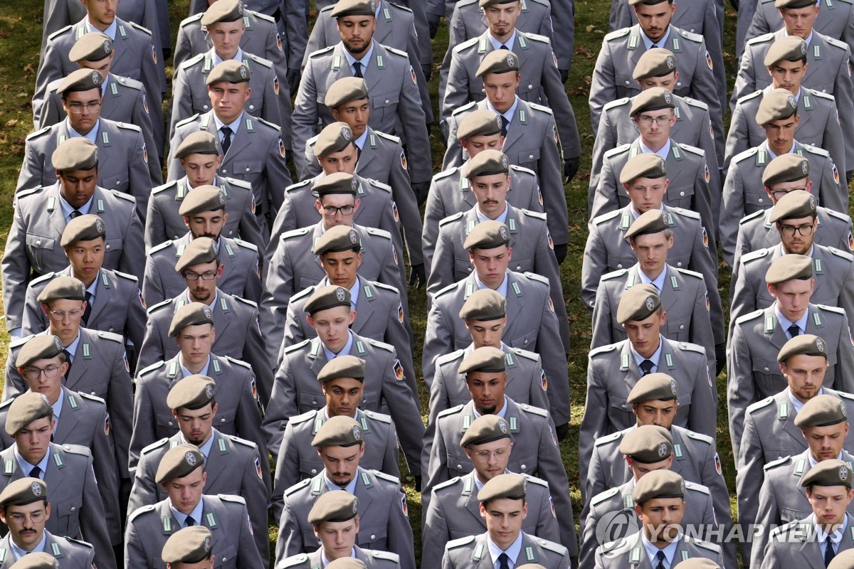 독일 내년 국방비 28％↑…유럽 최초 1천억 유로 돌파할듯