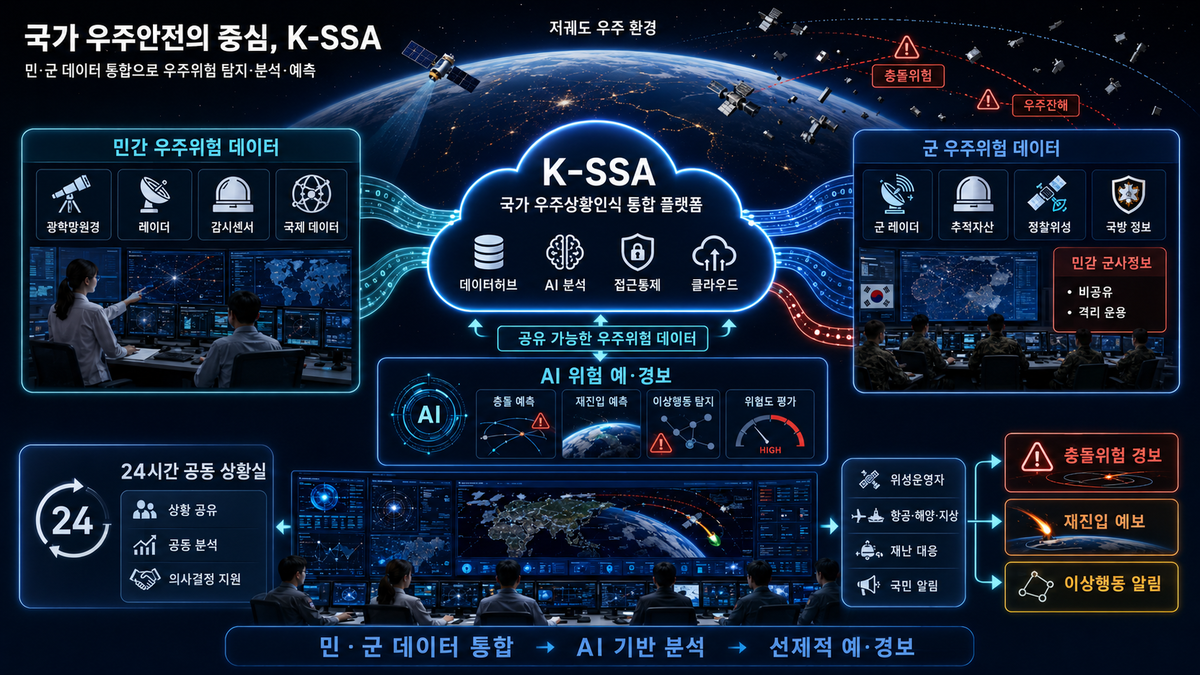 우주위험 앞에 민·군 정보 따로 없다 [이동규의 국방 우주]