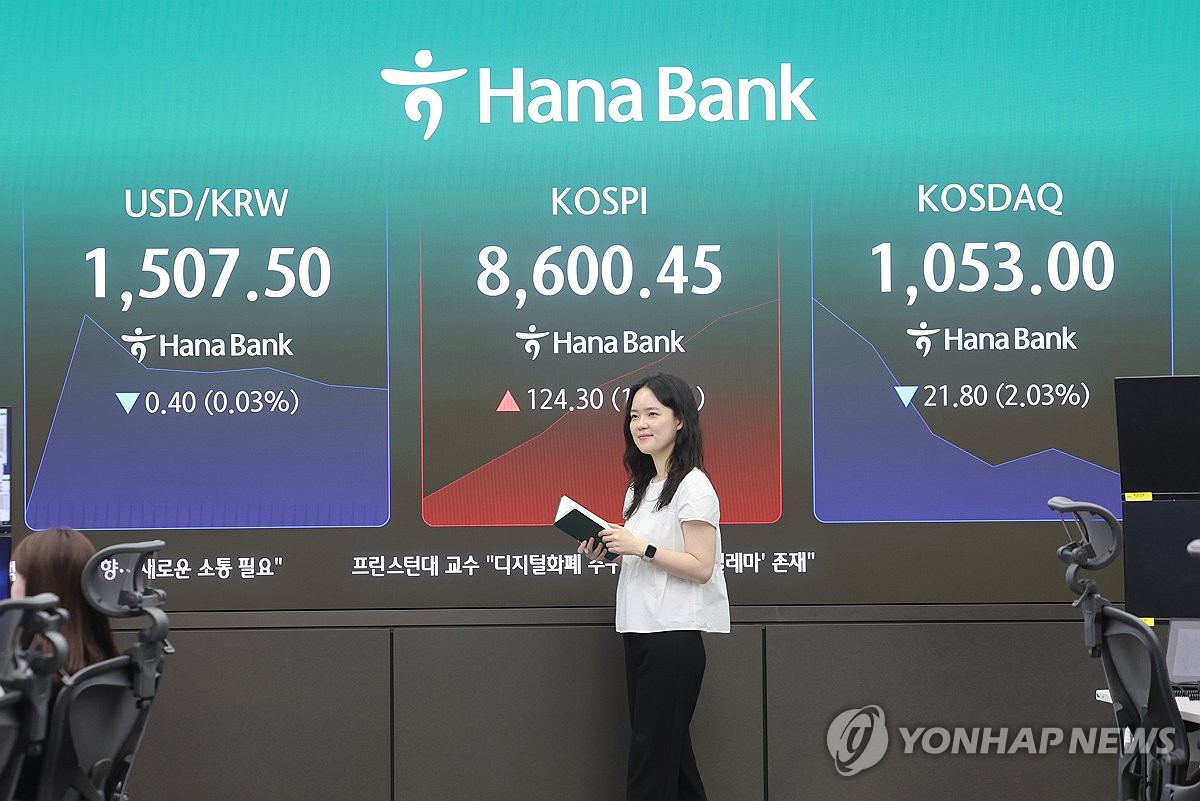 코스피, 장 초반 사상 첫 8,600선 돌파…시총 7천조 넘어(종합)
